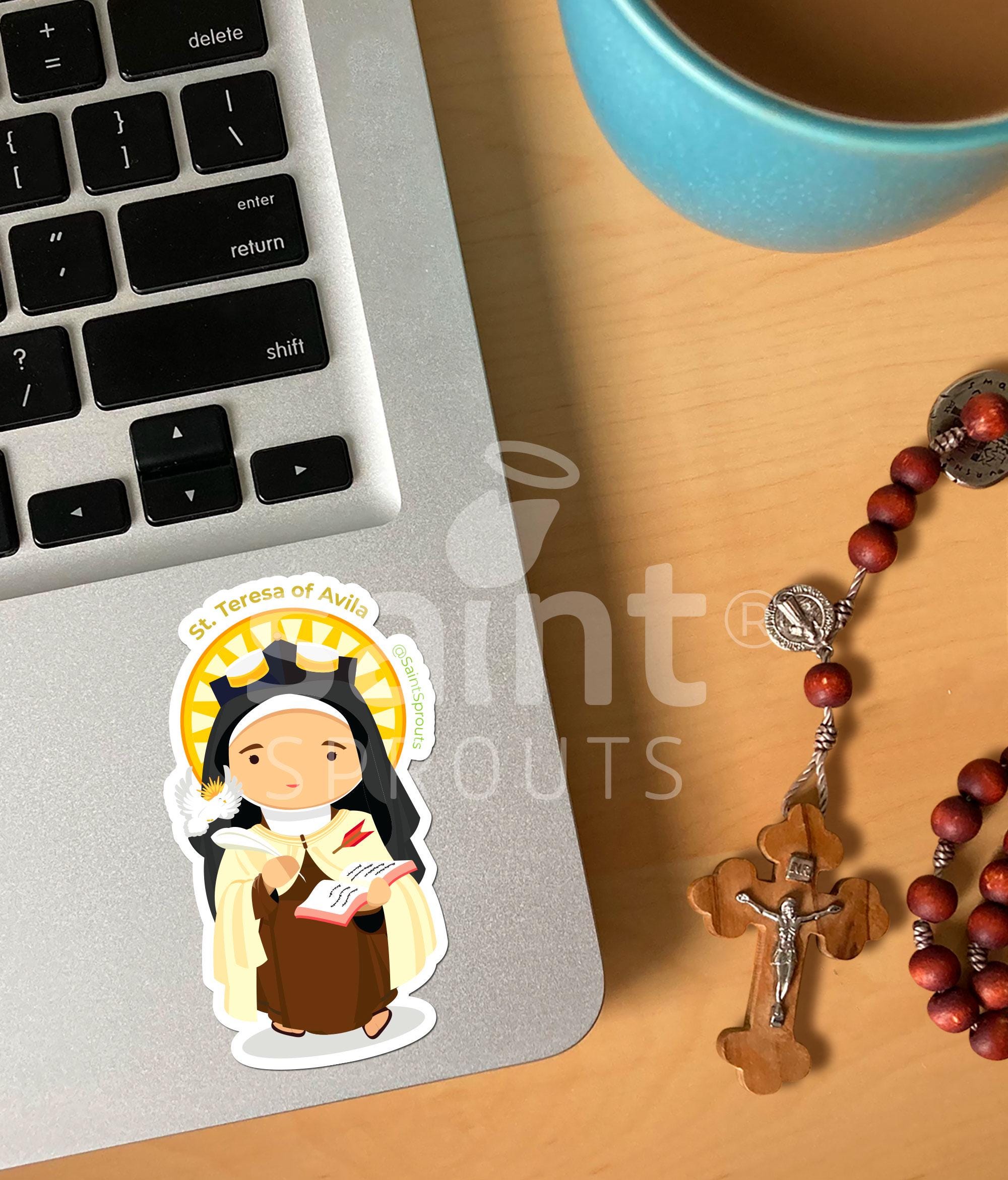 St. Teresa of Avila Sticker | Doctor of the Church | Catholic Mystic ...