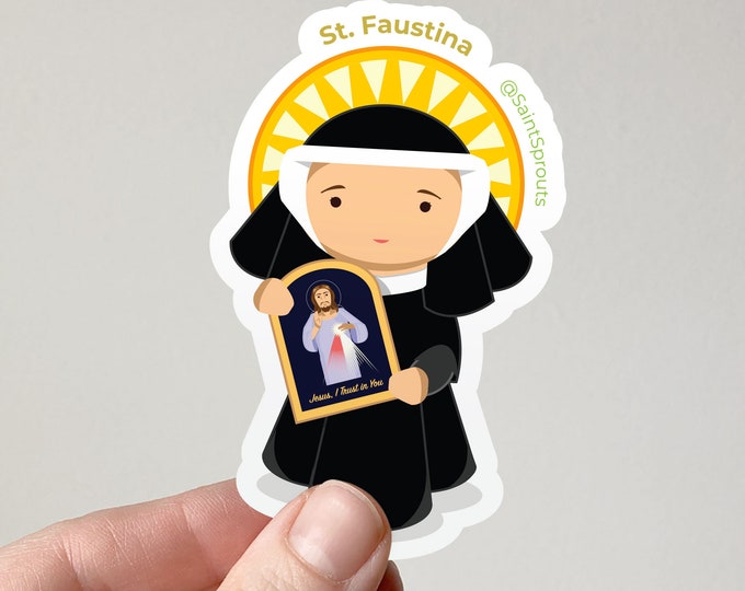 St. Joseph of Cupertino Skateboarding Sticker, Catholic Stickers, Saint ...