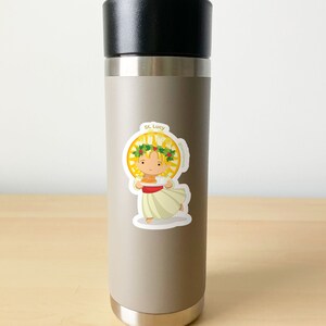 St. Lucy Sticker | Patron of the Blind and Writers | Catholic Saint of ...