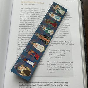 Catholic Marian Bookmark | Our Lady Bookmark | Catholic Gift Marian ...