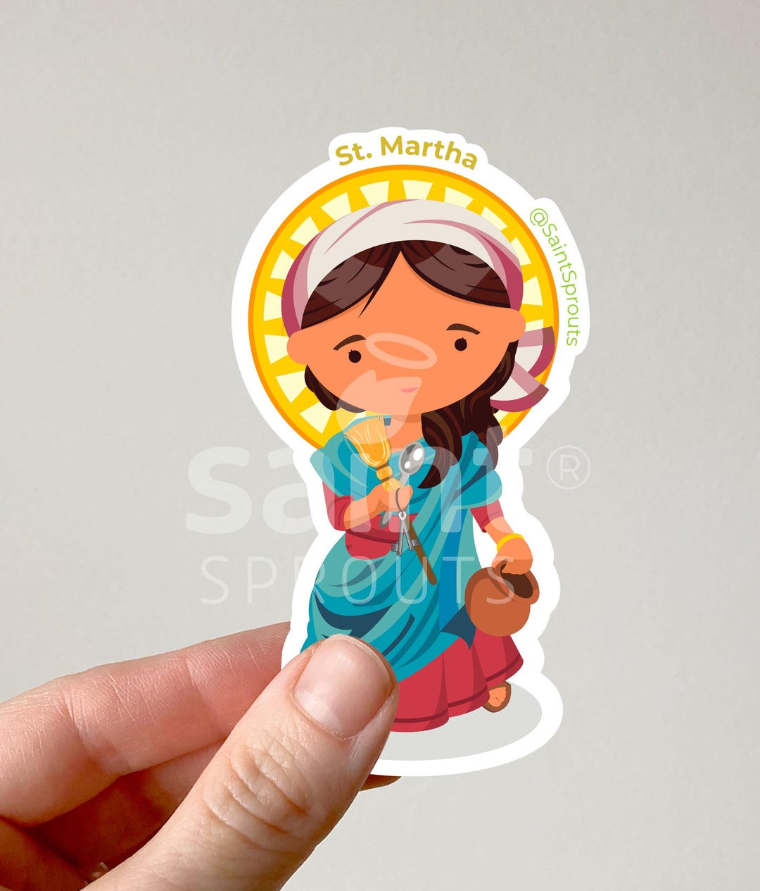 St. Martha Sticker Catholic Gifts for Teens Catholic Confirmation ...
