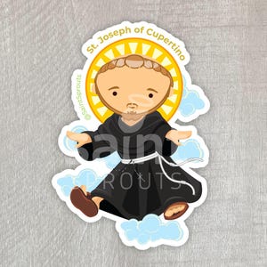 St. Joseph of Cupertino Sticker | Patron Saint of Students, Test Taking ...