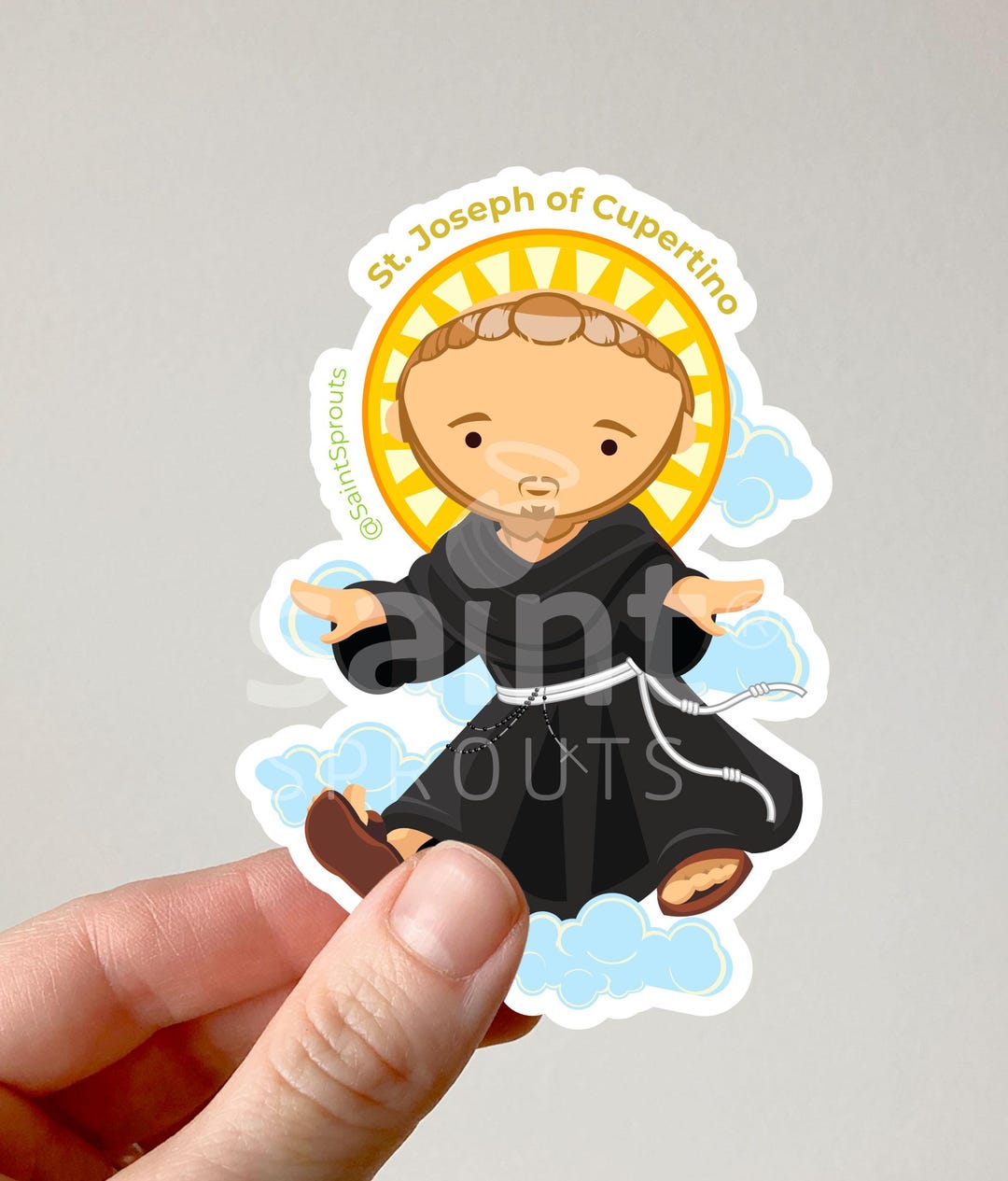 St. Joseph of Cupertino Sticker | Patron Saint of Students, Test Taking ...