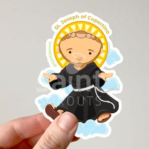 St. Joseph of Cupertino Sticker | Patron Saint of Students, Test Taking ...
