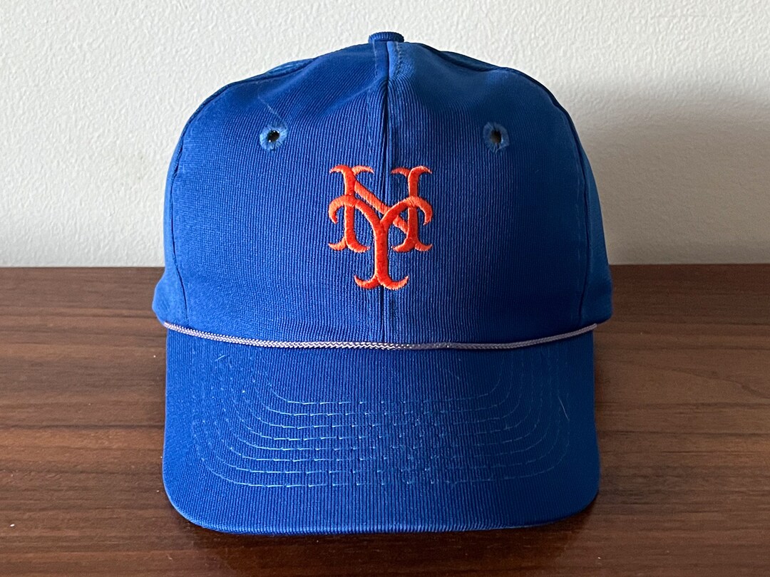 Vintage New York Mets Hat 90s MLB Twins Blue Snapback One Size - Etsy