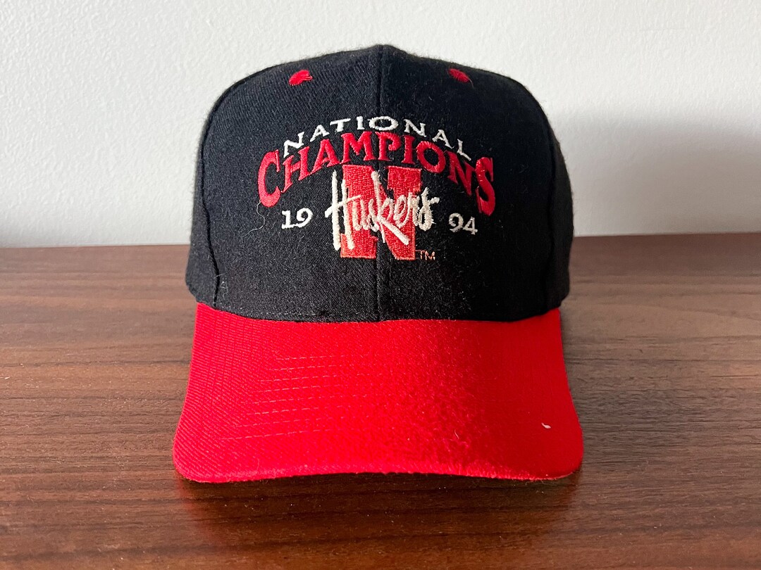 Vintage Nebraska Cornhuskers Hat Mens 90s National Champions Snapback ...