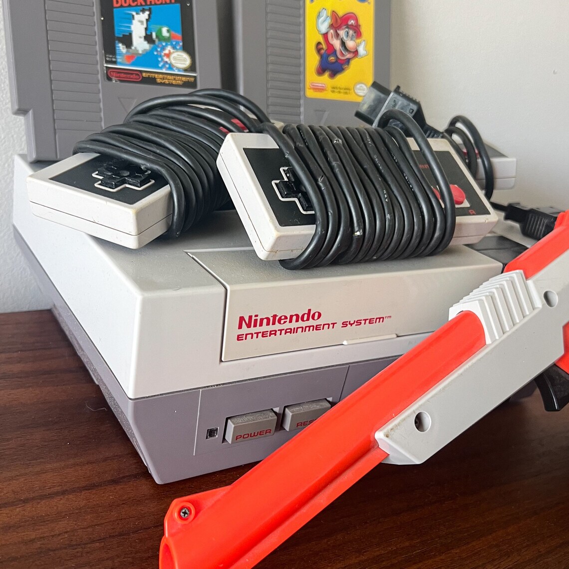 Nintendo NES Original System Bundle W/ Super Mario 3 Duck Hunt 3 ...