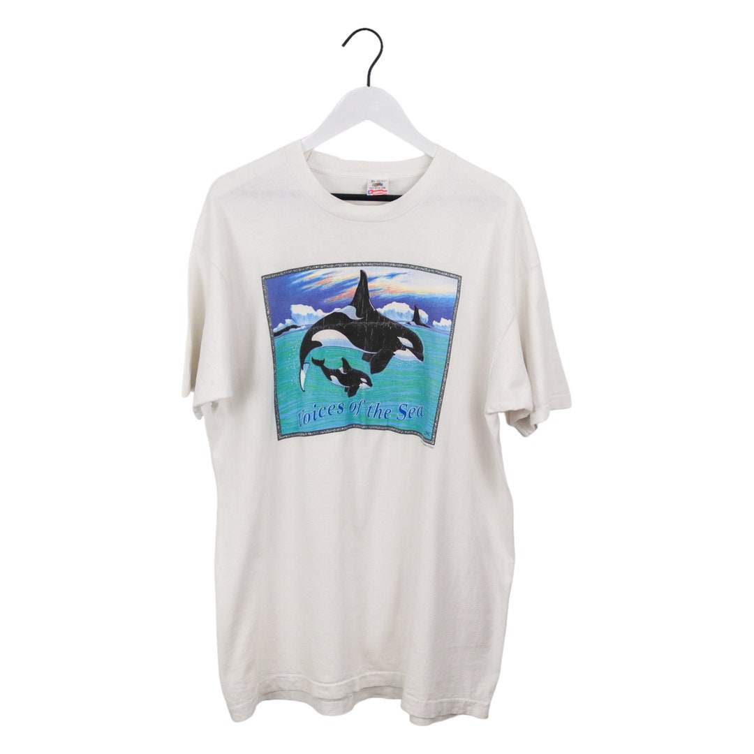 Human-i-tees Vintage 90s Killer Whale Ocean Single Stitch - Etsy