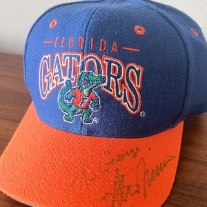 Vintage Florida Gators Hat 90s the Game Snapback Autographed - Etsy