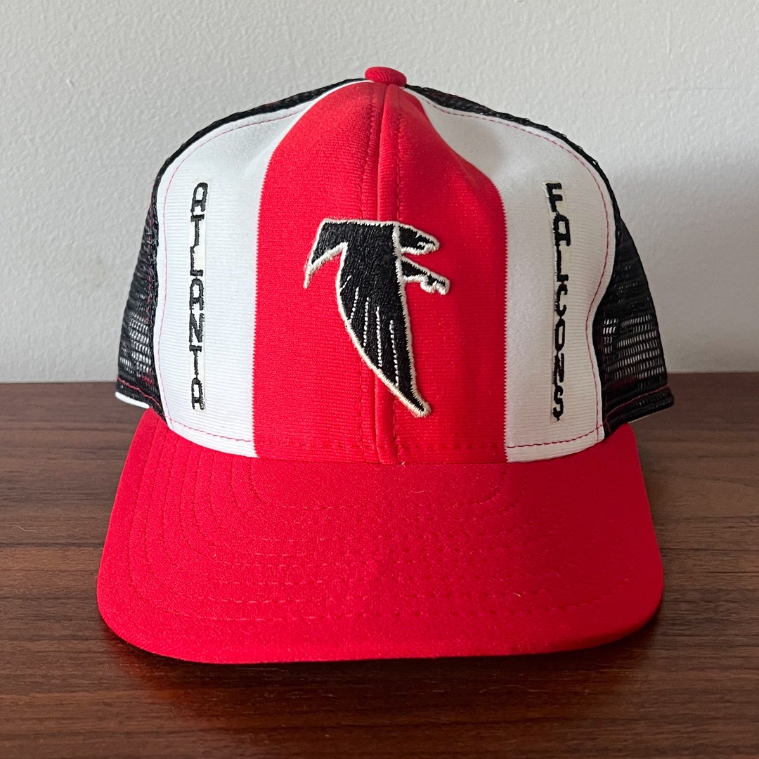 Vintage Atlanta Falcons Hat Lucky Stripes Snapback 80s Size Large - Etsy