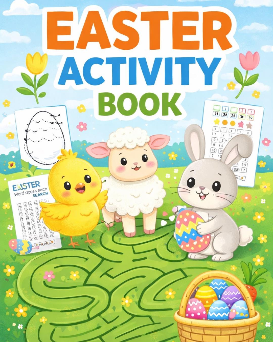 Easter Activity Book for Kids | 31 Printable Preschool Worksheets ...