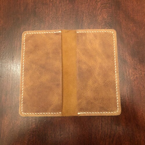 Western Genuine Leather Checkbook Cover Duplicate Leather - Etsy