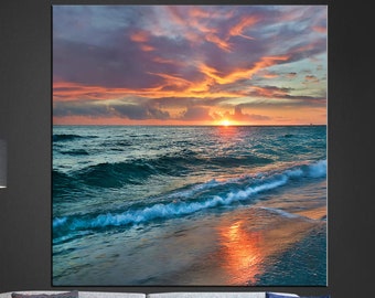 Canvas Wall Art Sunset - Etsy