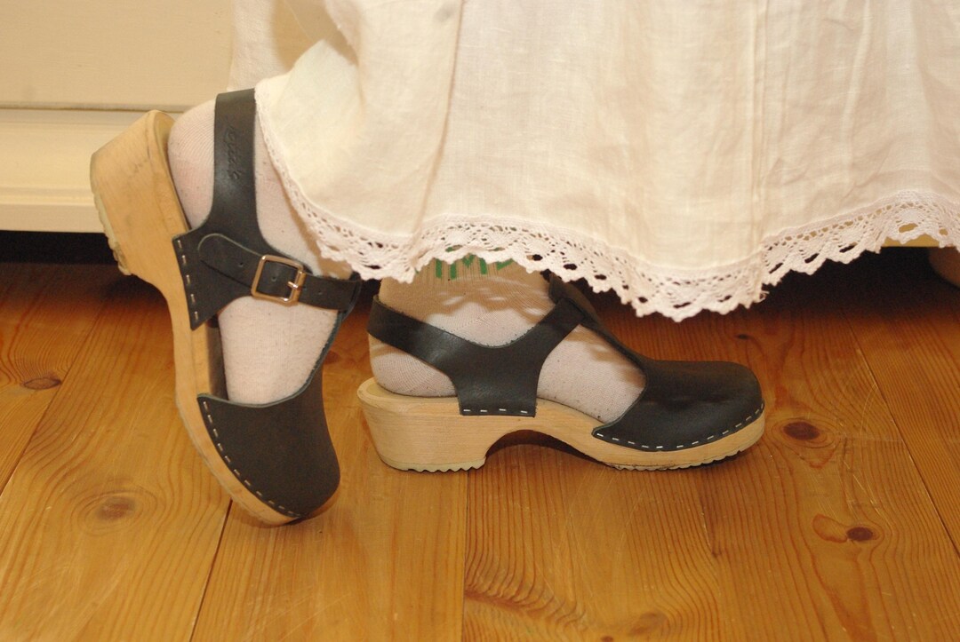 39 Size/dark Green, Dark Moss Color Women's Clogs Boho Shoes Clogs ...