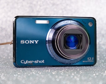 Sony Cyber-shot DSC-W120 Y2k Digicam 7.2 Mp Blue - Etsy