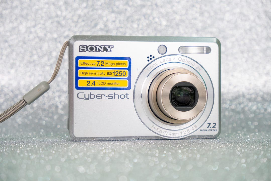 Sony Cyber-shot DSC-S730 Y2K Digicam 7,2 Mp Charger & SD Card INCLUDED ...
