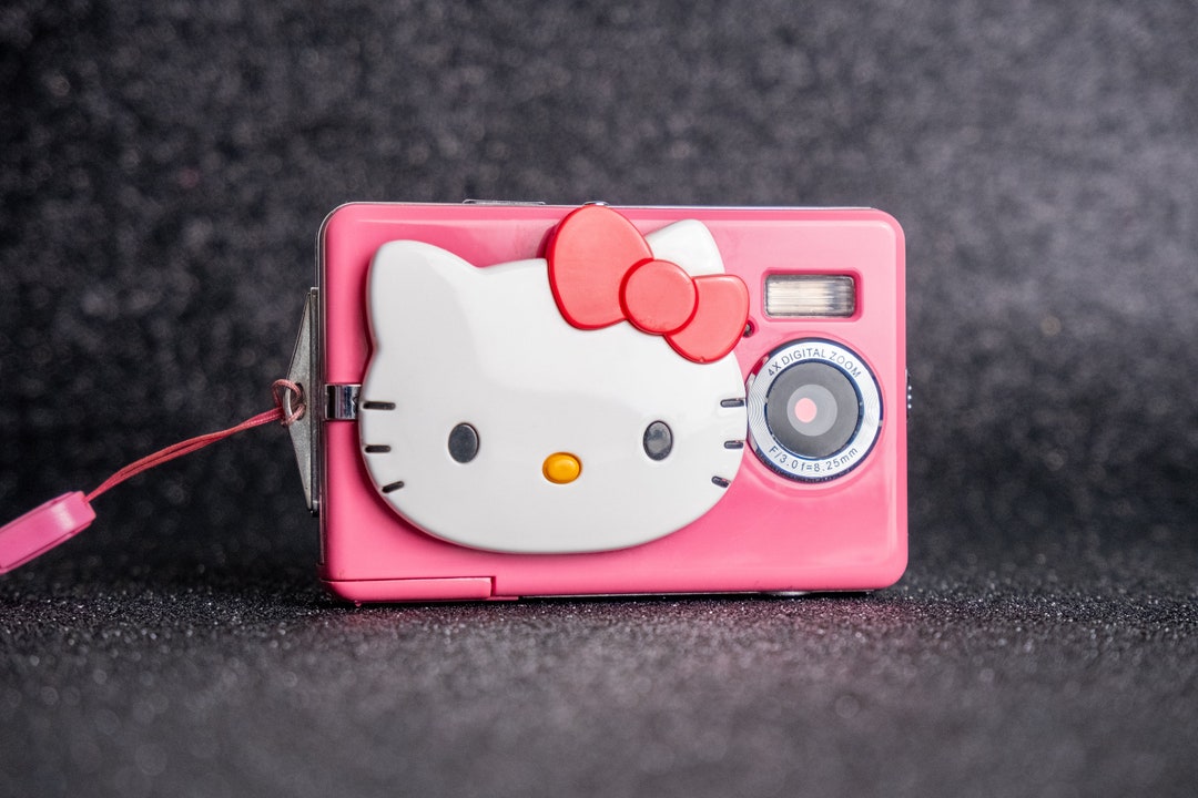 Hello Kitty Camera Y2k Digicam CCD 8 Mp Pink Fully Working Charger ...