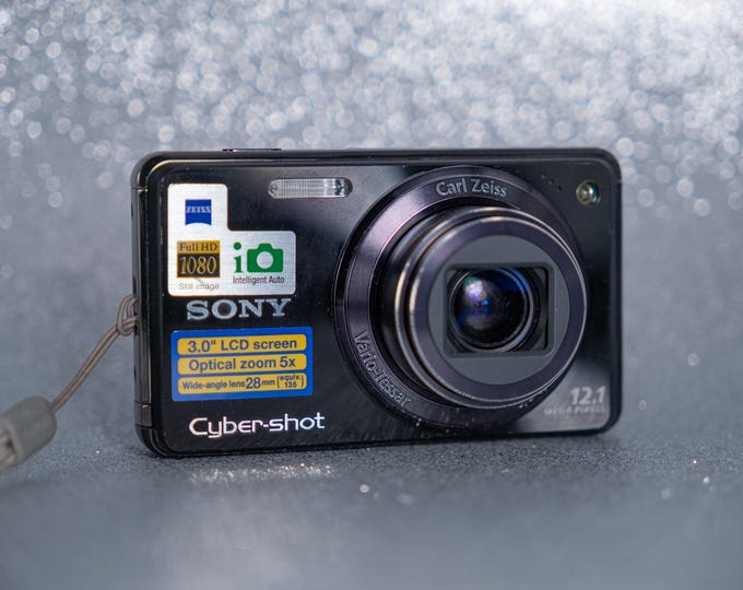 Sony Cyber-shot DSC-W290 - Y2K Digicam - 12.1 Mp - Black - Fully ...