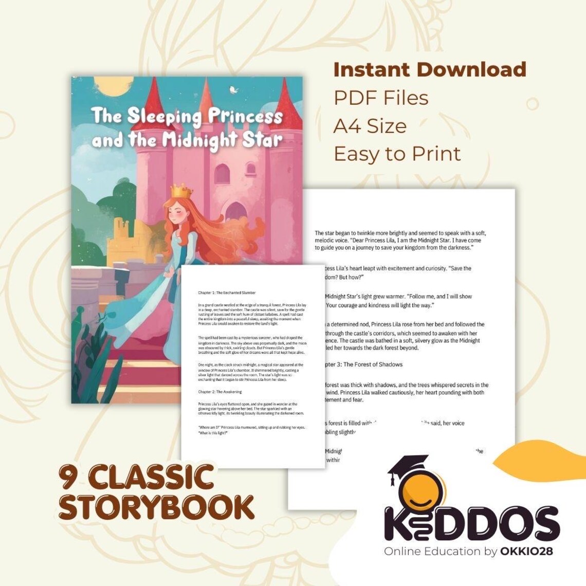 9 CLASSIC Storybook - Kids Printable Storybook Book | Great Interaction With Kiddos | Digital ...