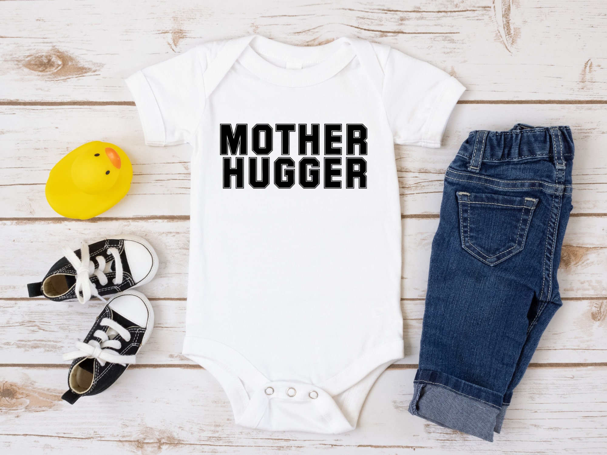 Mother Hugger - Bad Babies - Funny Baby Shirts Infant Onesie, Toddler ...