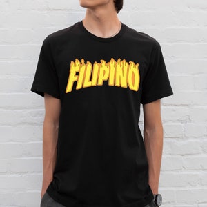 Filipino Fire Shirt, Crop Top, Long Sleeve, Crewneck Sweater, Canvas ...