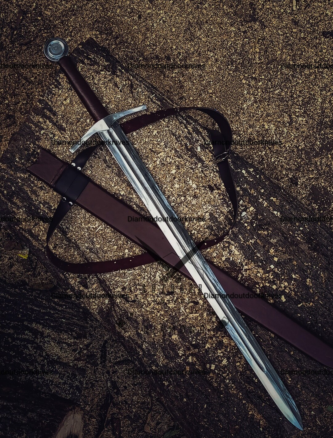 Medieval Sword Custom Handmade Sword ,single Hand ,full Tang Sword ...