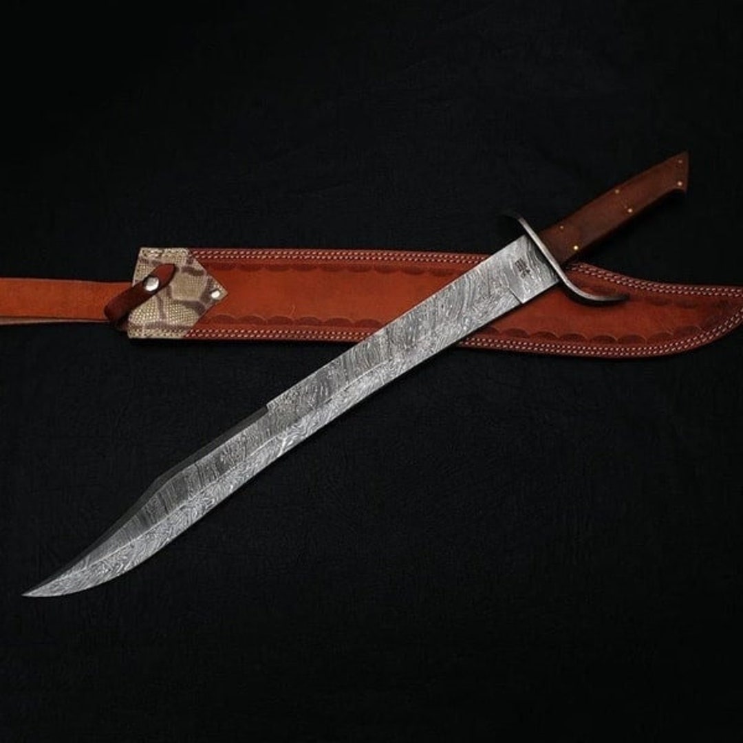 Beautiful Custom HAND Forged Damascus Steel Medieval Knight Warrior ...