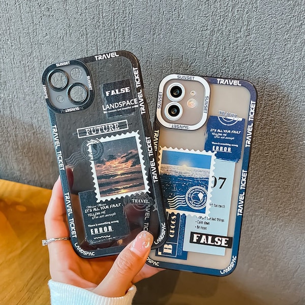 iPhone 12 Case Clear With Design - Etsy