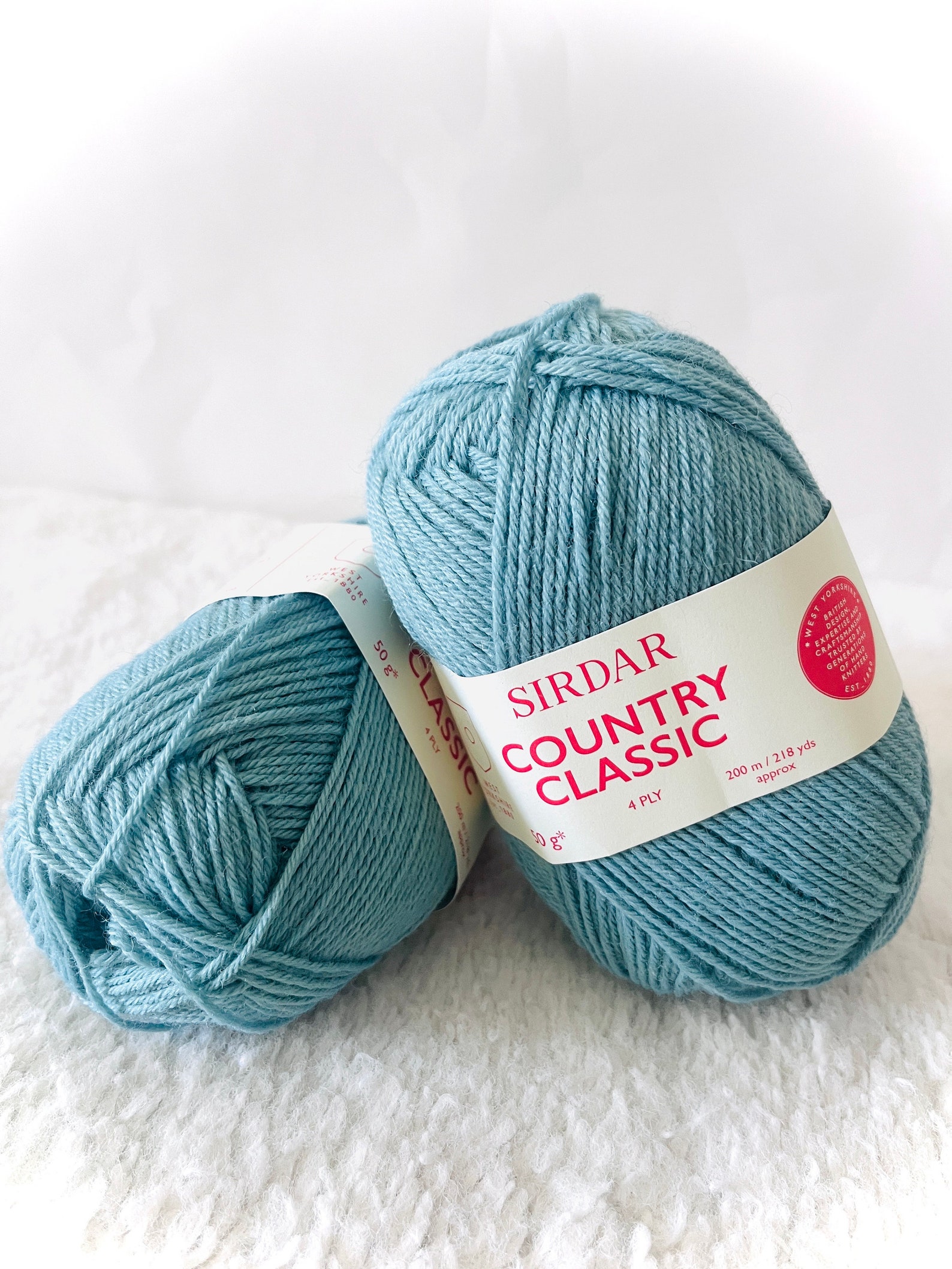 Sirdar Country Classic 4PLY 100% Cotton Super Soft Smooth Anti Pilling ...