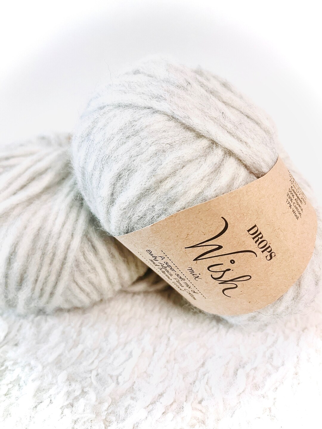DROPS Wish Super Bulky Supersoft Extra Chunky Yarn 50g Itch Free Smooth ...