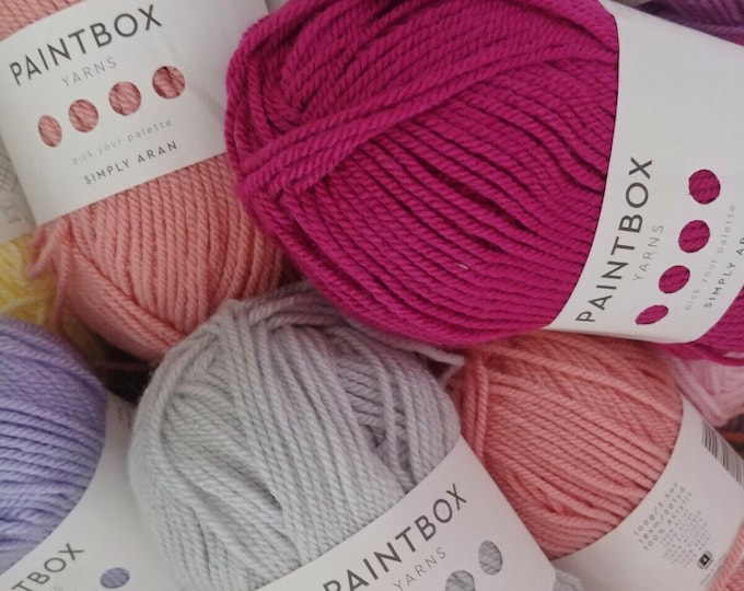 Paintbox Yarns Simply DK Pastel Tone Acrylic Yarns - Etsy