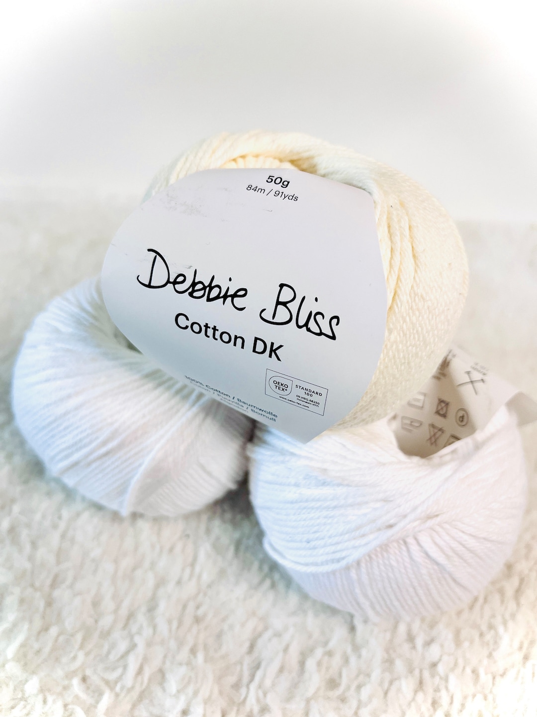 Debbie Bliss 100% Cotton Double Knitting Supersoft Summer Spring Yarn ...