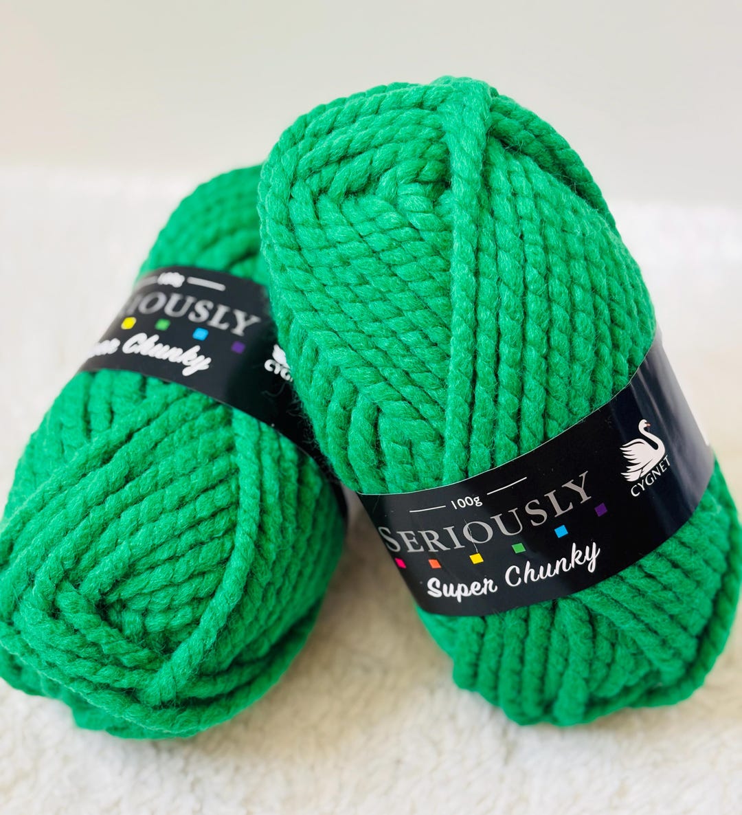 Cygnet Seriously Super Chunky 100g Baby Safe Newborn Knitting Bulky ...