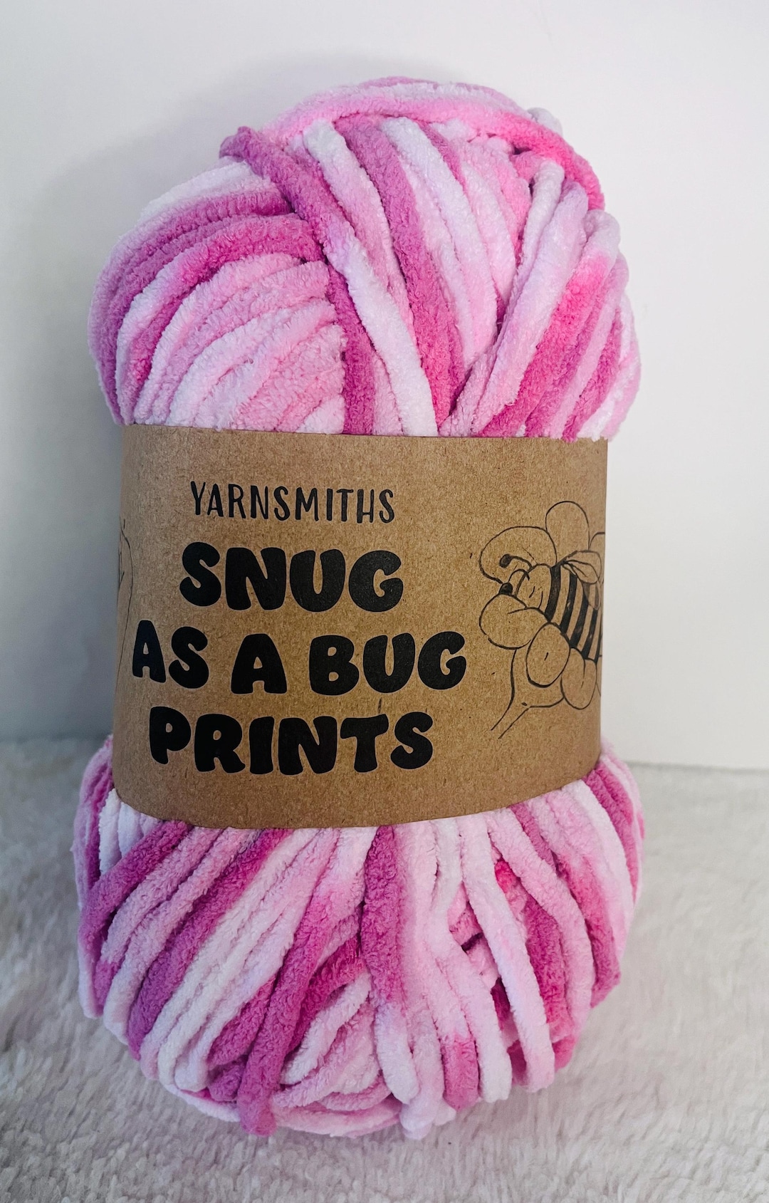 YARNSMITHS Snug as A Bug Comfort Super Warm Velvet Chunky Chenille ...