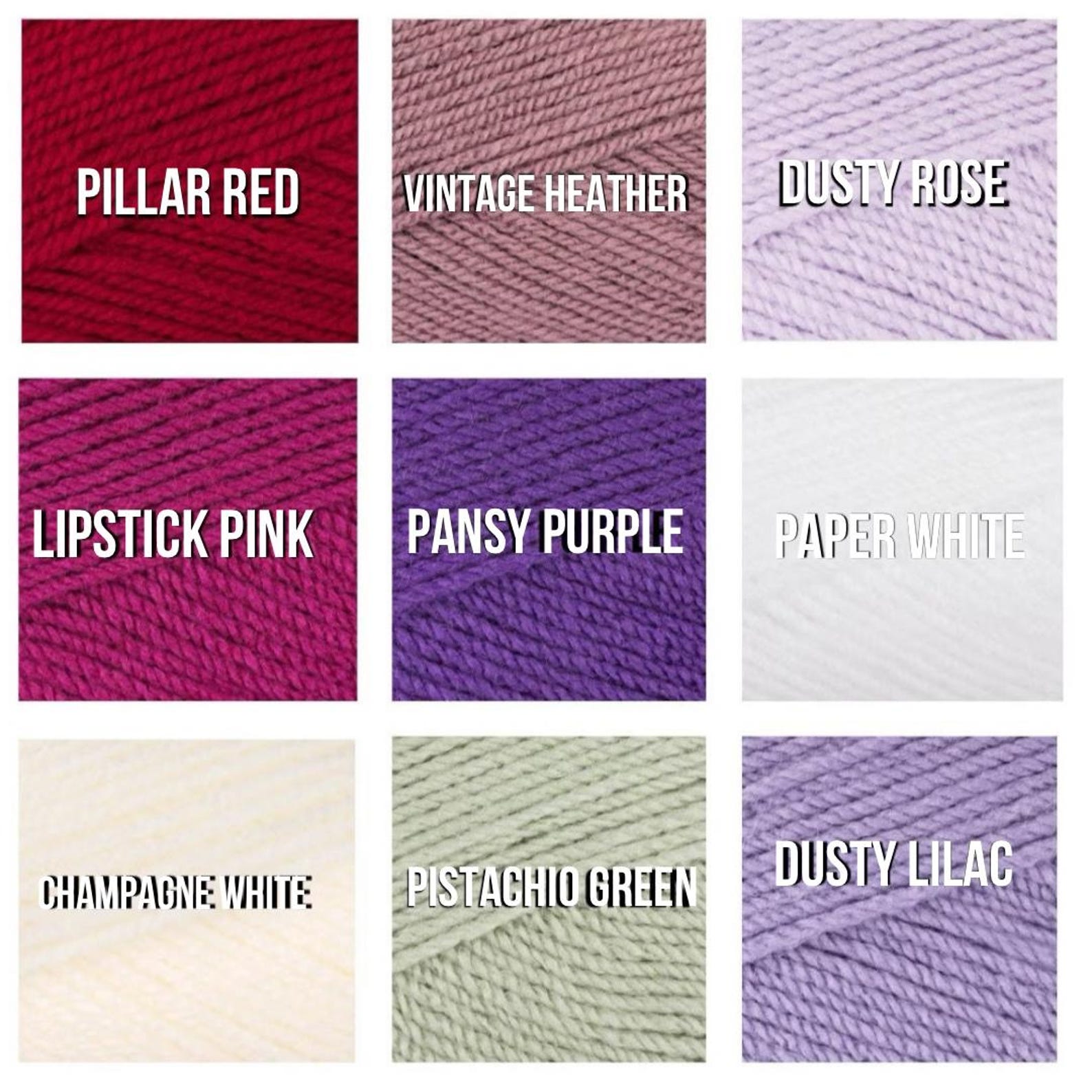 Paintbox 5 X 100g Simply Chunky Bulky Supersoft Yarn Acrylic Smooth ...