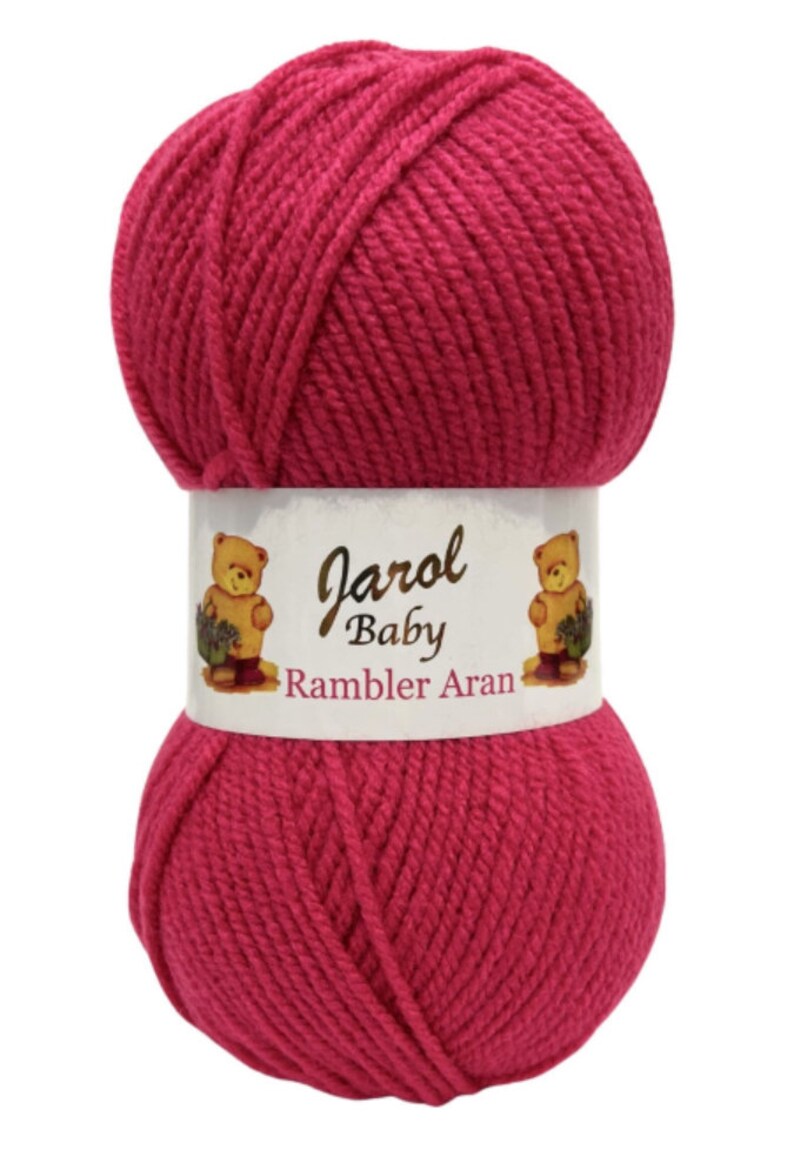 JAROL Baby Rambler Aran Worsted Weight 100g Soft Yarn Baby Safe ...
