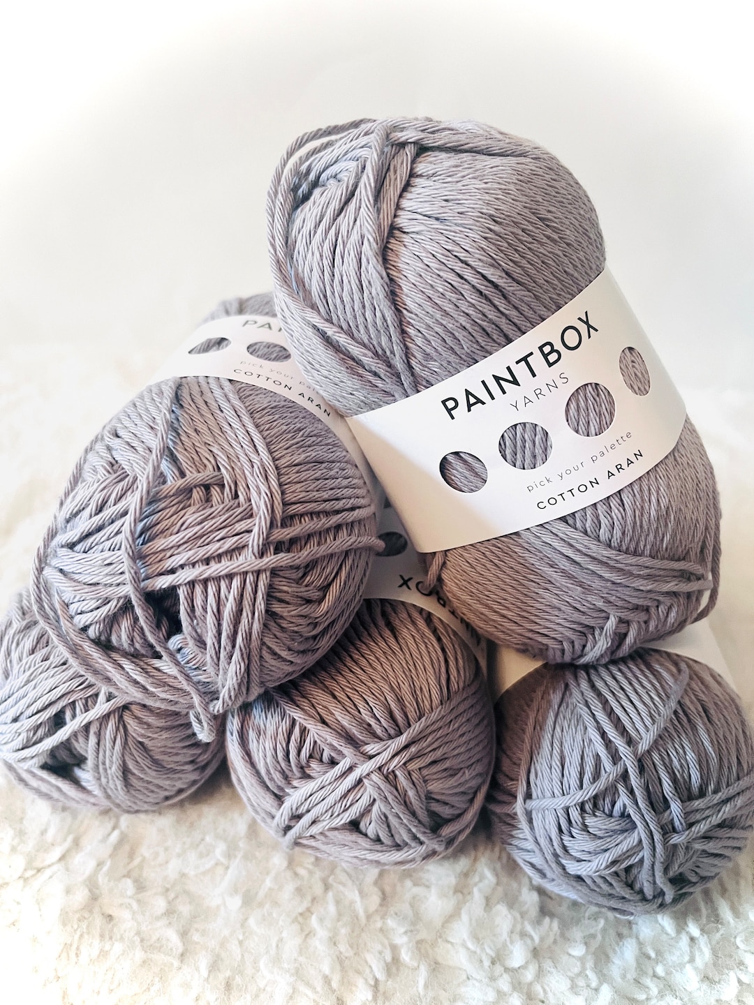 Paintbox 100% Cotton Double Knitting DK 3 Ball Pack & 5 Ball Packs Soft ...