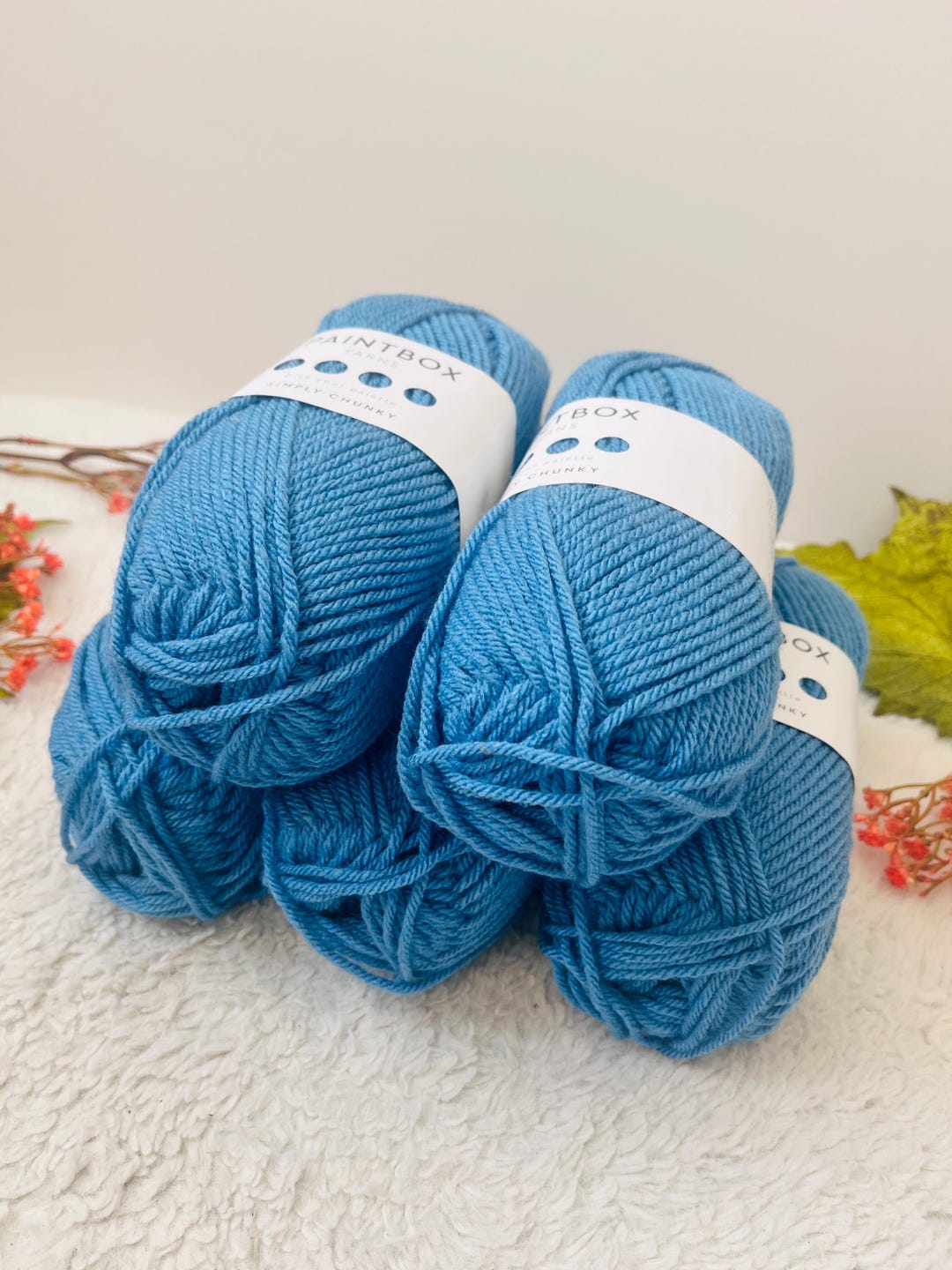 Paintbox 5 X 100g Simply Chunky Bulky Supersoft Yarn Acrylic Smooth ...