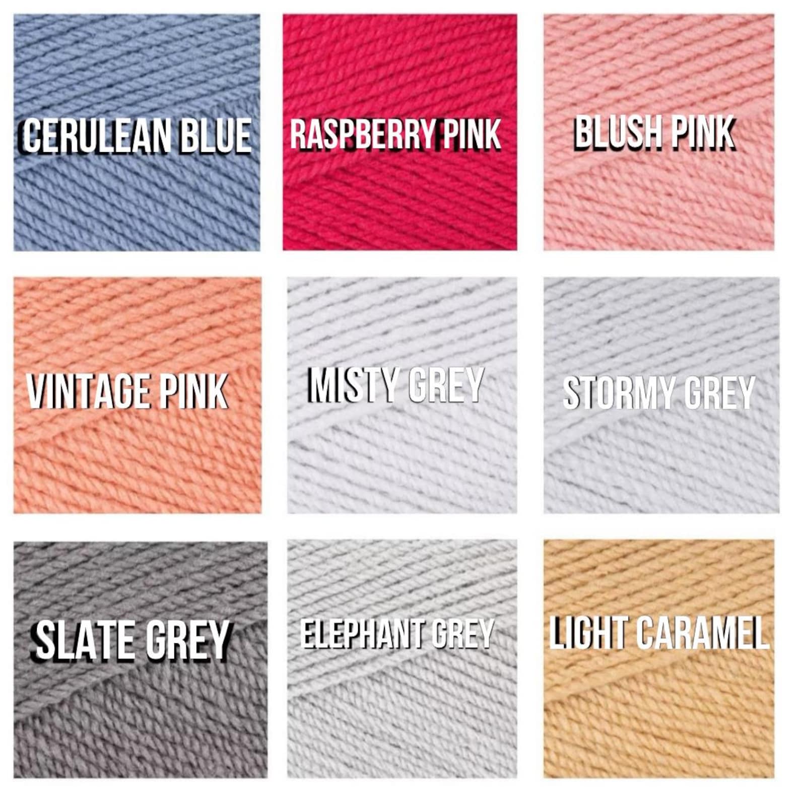 Paintbox 5 X 100g Simply Chunky Bulky Supersoft Yarn Acrylic Smooth ...