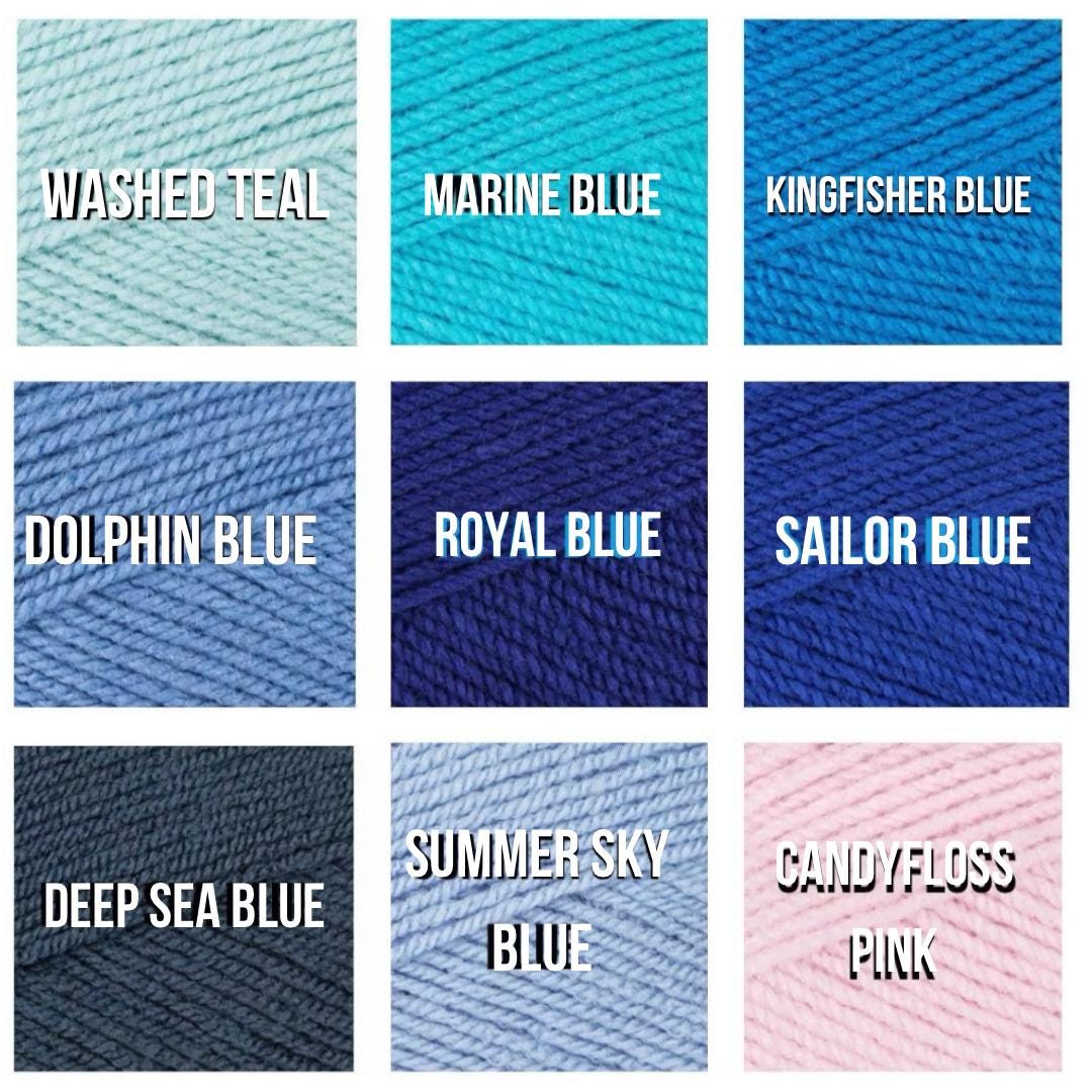 Paintbox 5 X 100g Simply Chunky Bulky Supersoft Yarn Acrylic Smooth ...