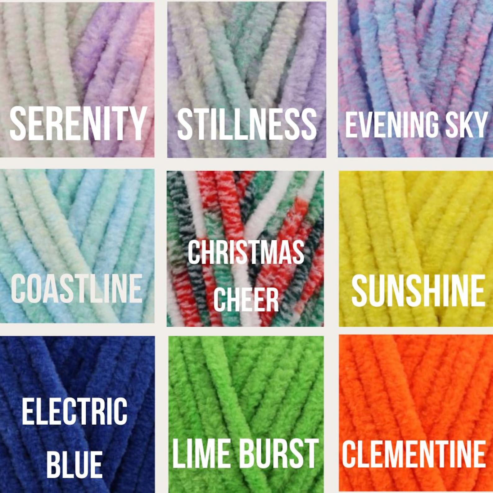 James C Brett FLUTTERBY Chunky Chenille Super Bulky Plush Velvet ...