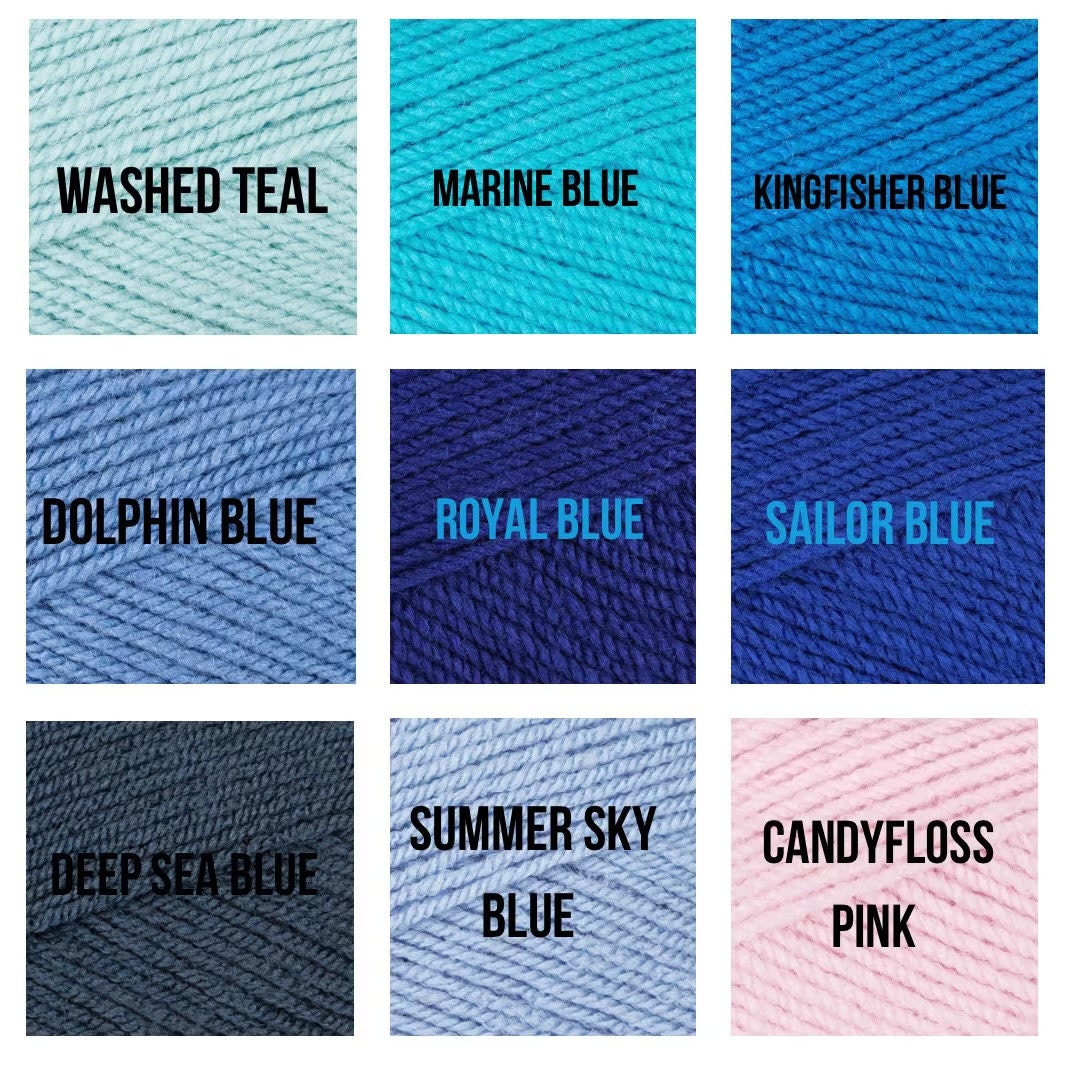 Paintbox 100g Simply Chunky Bulky Supersoft Yarn Acrylic Smooth Baby ...