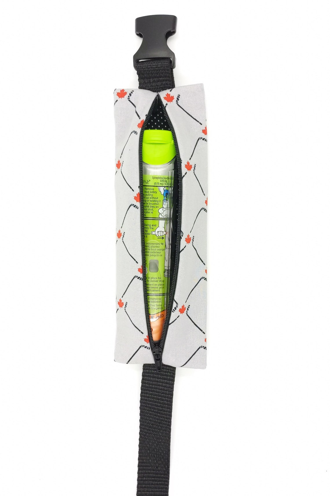 Epicute Defenceman Epipen Case, Double Auvi-q, Allerject, Emerade, Puffer Pouch adjustable Belt ...