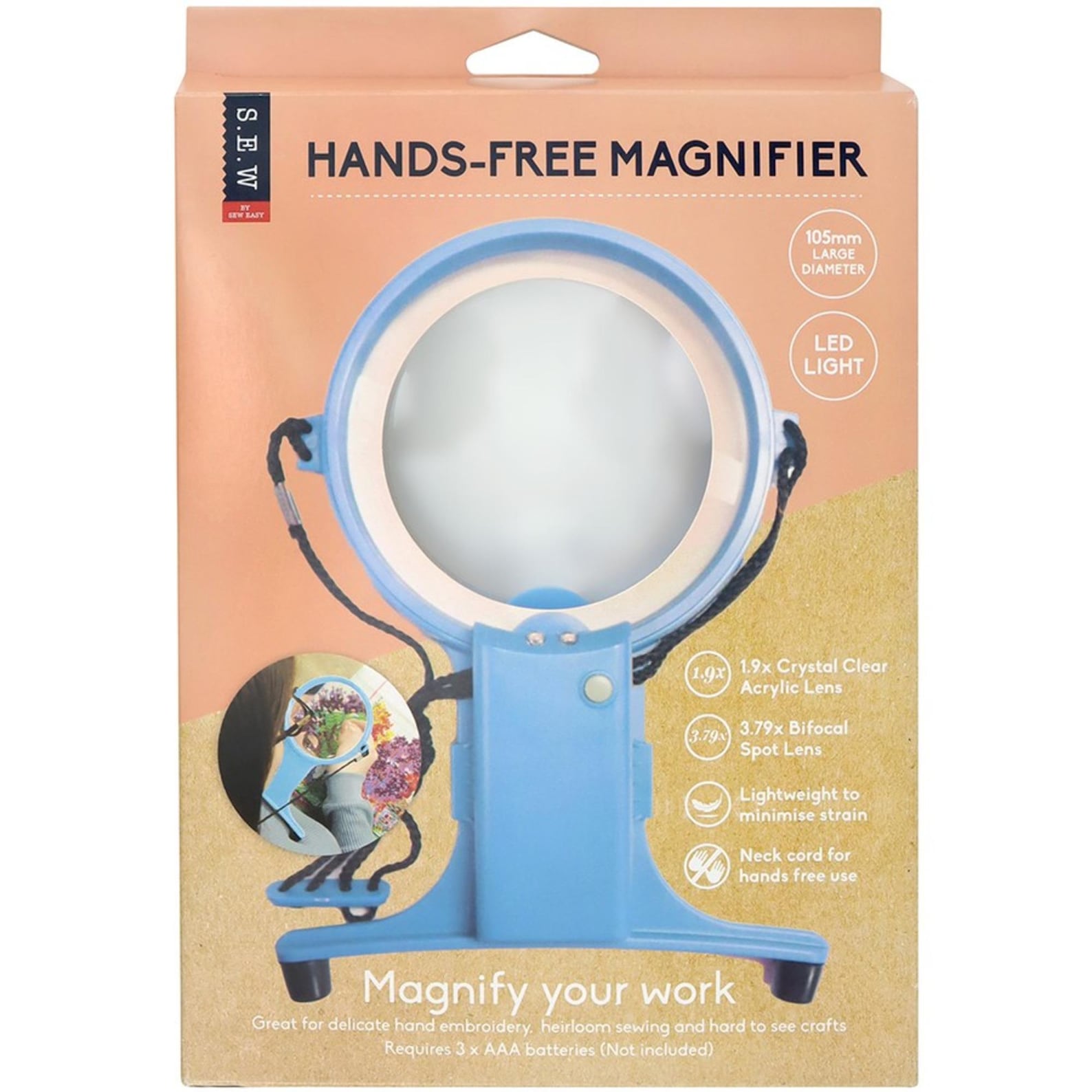 Sew Easy Hands Free Craft Magnifier - Etsy