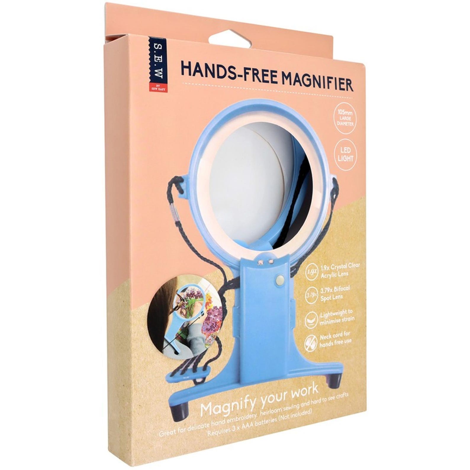 Sew Easy Hands Free Craft Magnifier - Etsy