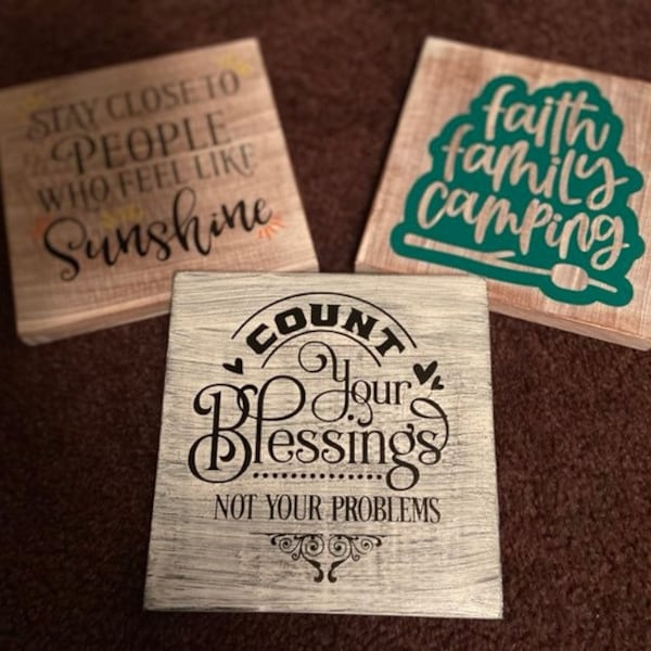 6x6 Wood Sign - Etsy