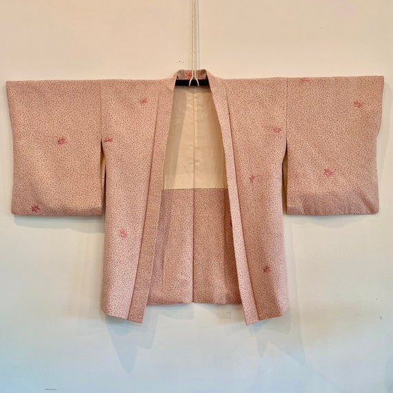 Vintage Kimono Japanese Haori with Star Embroidery, U… - Gem