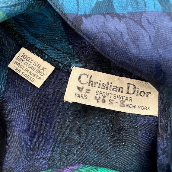 Vintage Christian Dior Silk Blouse, 1980s 100 percent… - Gem