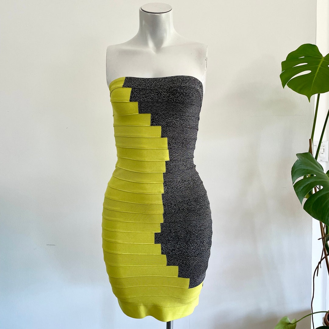 Vintage Herve Leger Iconic Bandage Dress. Paris Designer Bachelorette ...