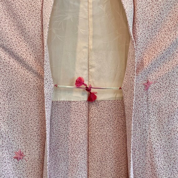 Vintage Kimono Japanese Haori with Star Embroidery, U… - Gem